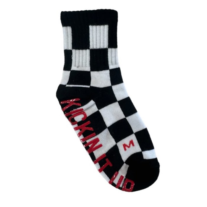 Kids Socks - Black & White Full Checkered Socks – Ledger Nash