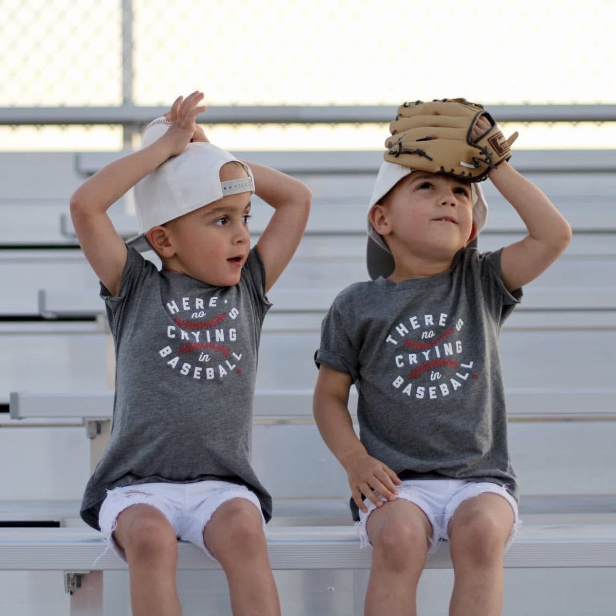 There's No Crying in Baseball Tee for Kids – Ledger Nash