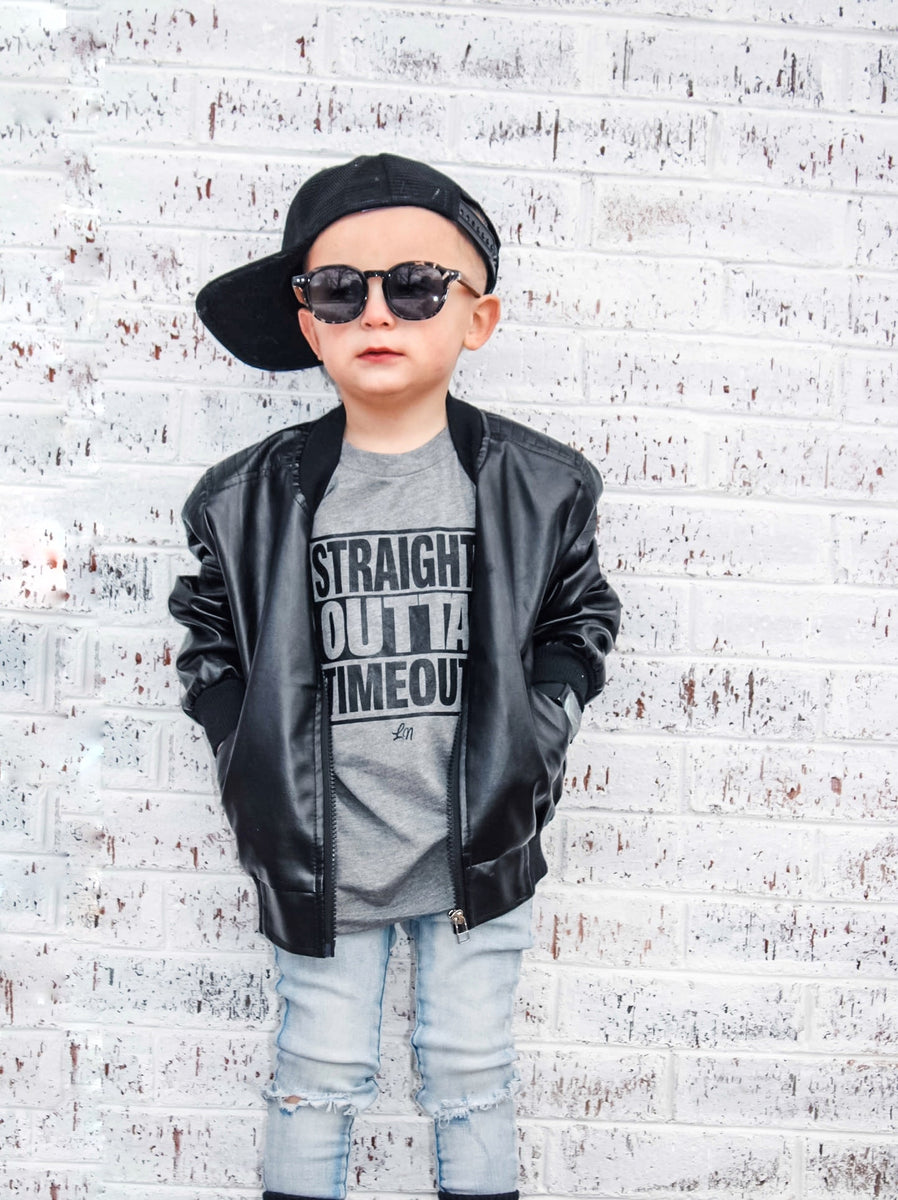Straight Outta Timeout Tee for Kids – Ledger Nash