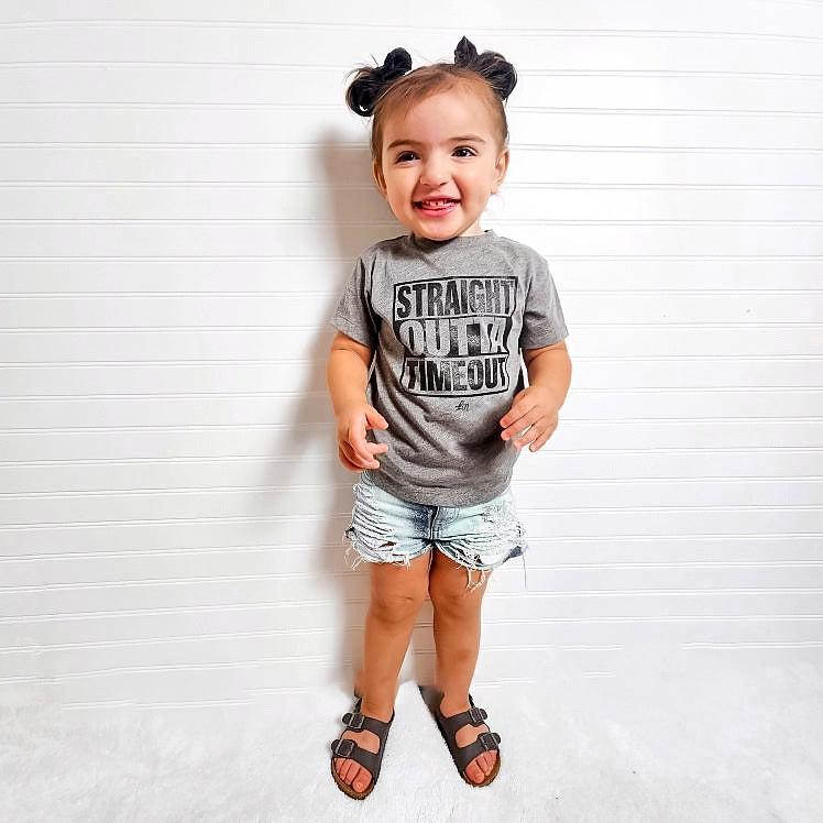 Straight Outta Timeout Tee for Kids – Ledger Nash