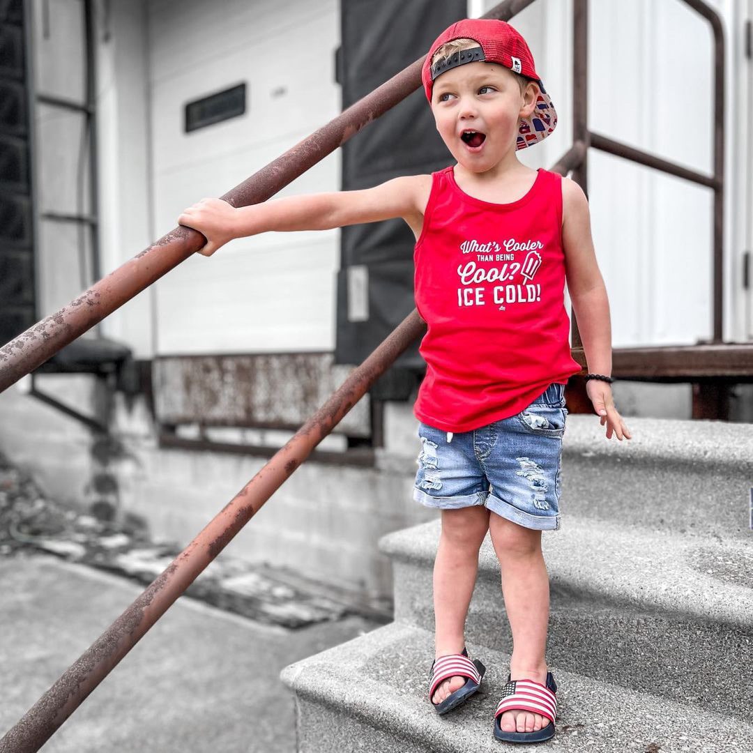 What's Cooler Than Being Cool? Ice Cold Tank Top for Kids – Ledger Nash
