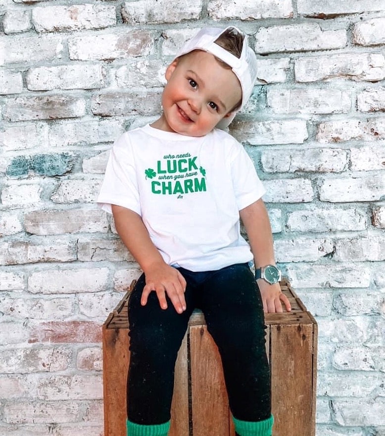 Who Needs Luck When You Have Charm Tee for Kids – Ledger Nash